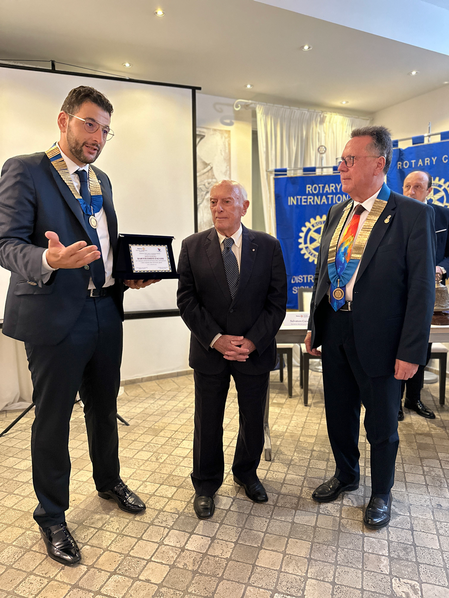 Bartolino Zagami socio onorario del Rotary Club | Il Giornale di Lipari